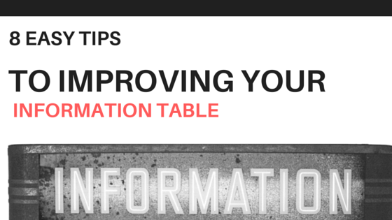 8 Easy Tips To Improving Your Information Table - The Rocket Company